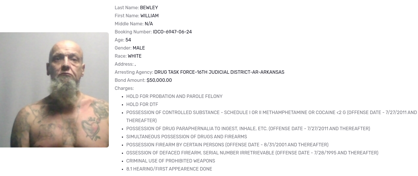 Authorities Arrest Parole Absconder on Multiple Charges in Sulphur Rock ...