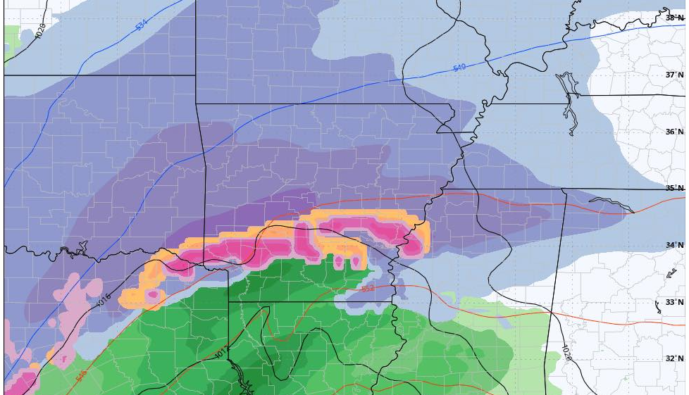 Winter Weather Outlook: Snow Possible for Arkansas Late Next Week ...