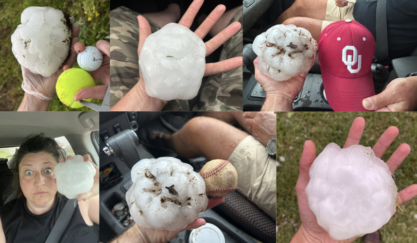 Severe Hailstorm Batters West Texas with Record-Breaking 6-Inch Hail ...
