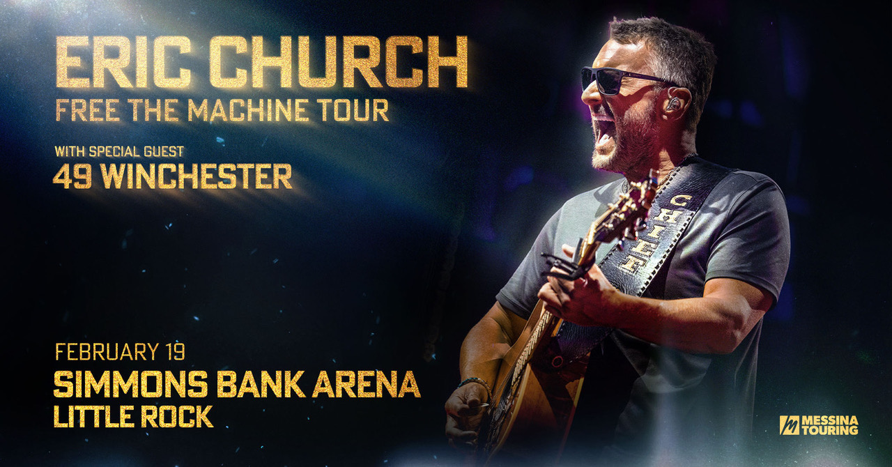 Eric Church Headlines Little Rock with “Free the Machine Tour” in 2026 ...