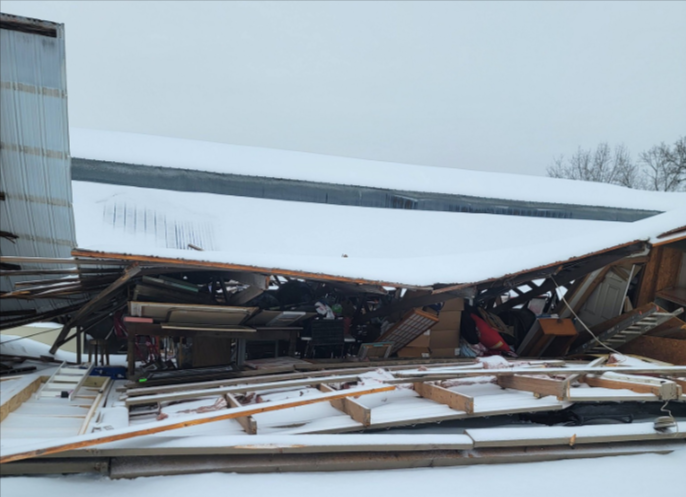 Heavy Snow and Ice from Recent Winter Storm Cause Multiple Building ...
